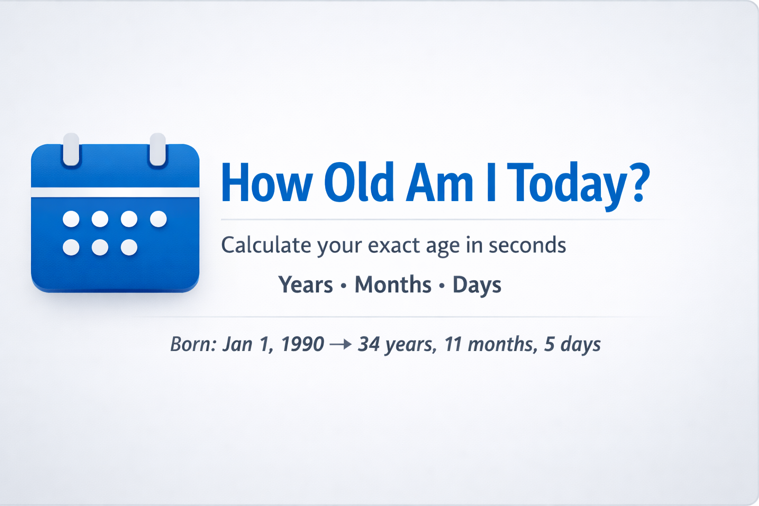 Born in 1953? How Old Are You Today (Age Table + Calculator)